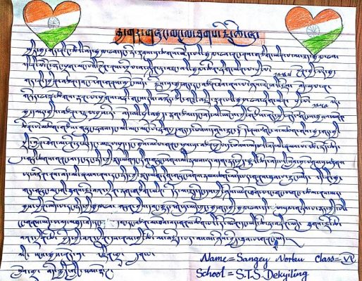 Sangay Norbu STS Dekyiling Class VI – Education Department